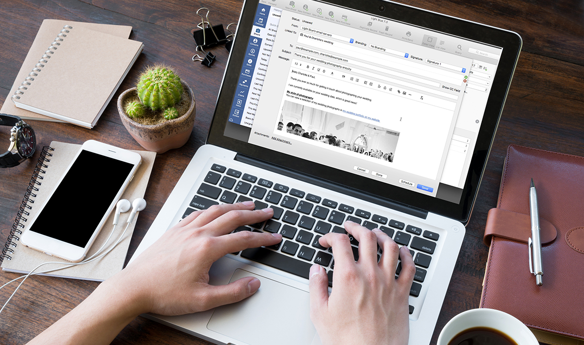 Ten essential email templates for photographers – Light Blue