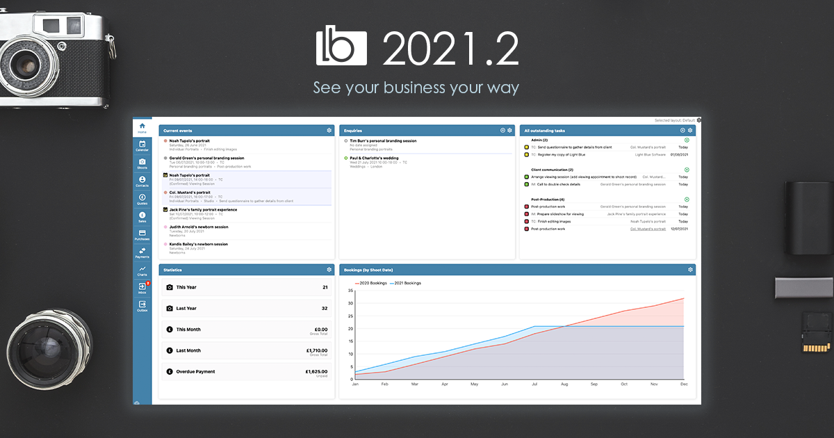 Light Blue 2021.2 – see your business your way with the new Home screen ...