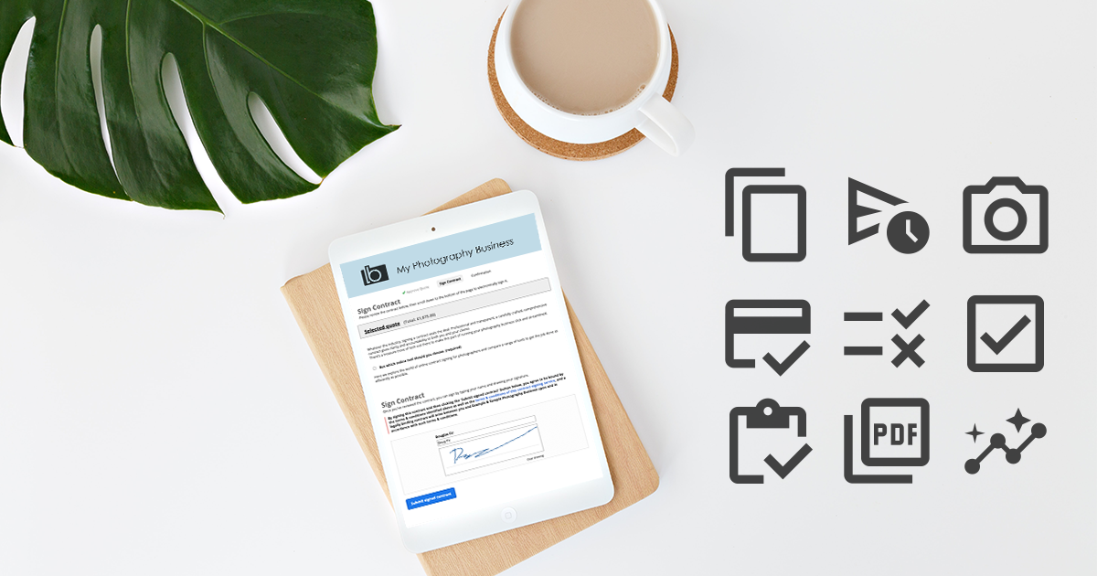 Online Contract Signing for Photographers – 8 Tools Compared – Light Blue