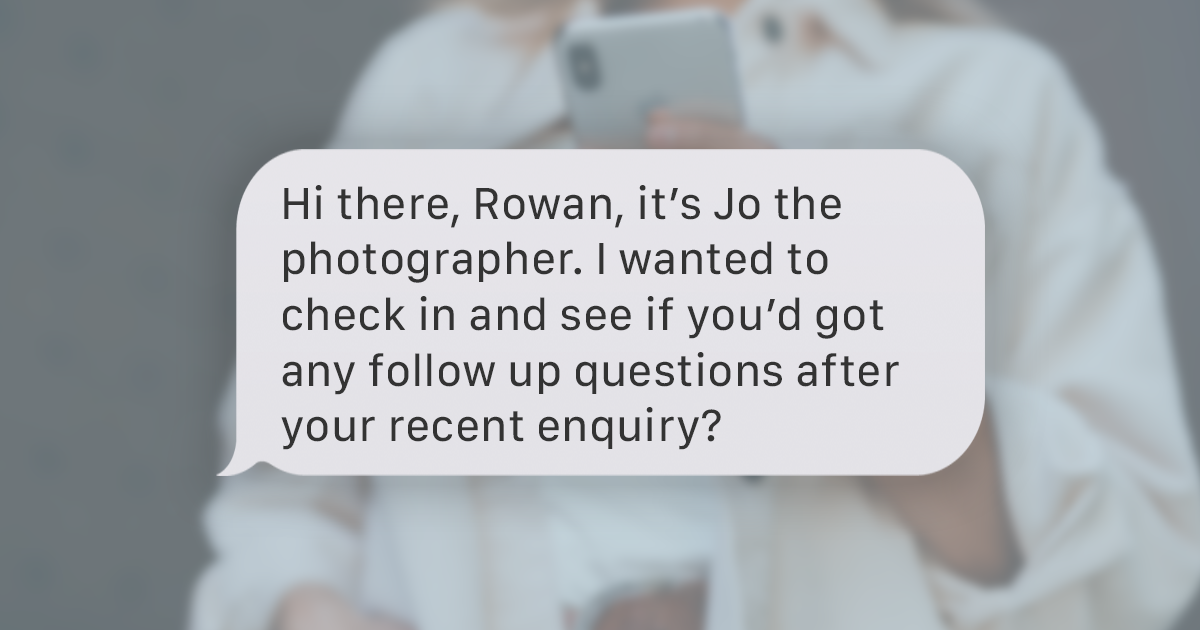 7 ways photographers can use SMS messaging with Light Blue – Light Blue