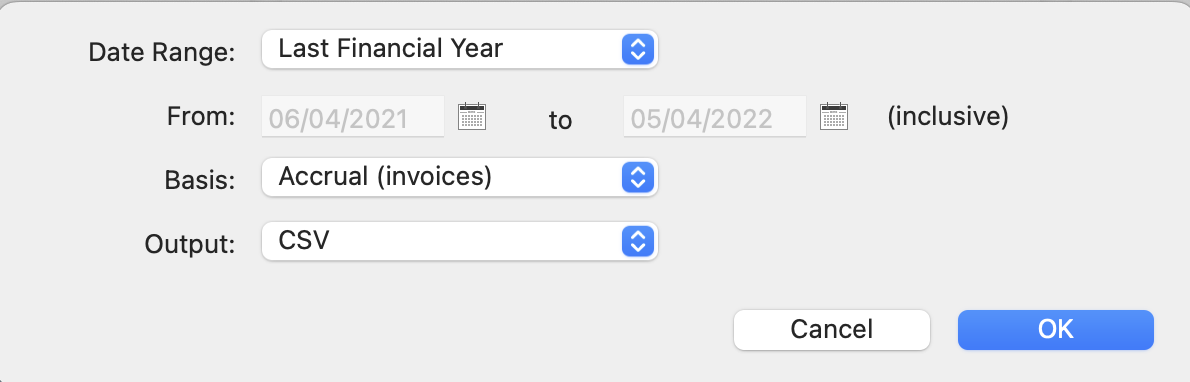 How to export your financial data from Light Blue – Light Blue