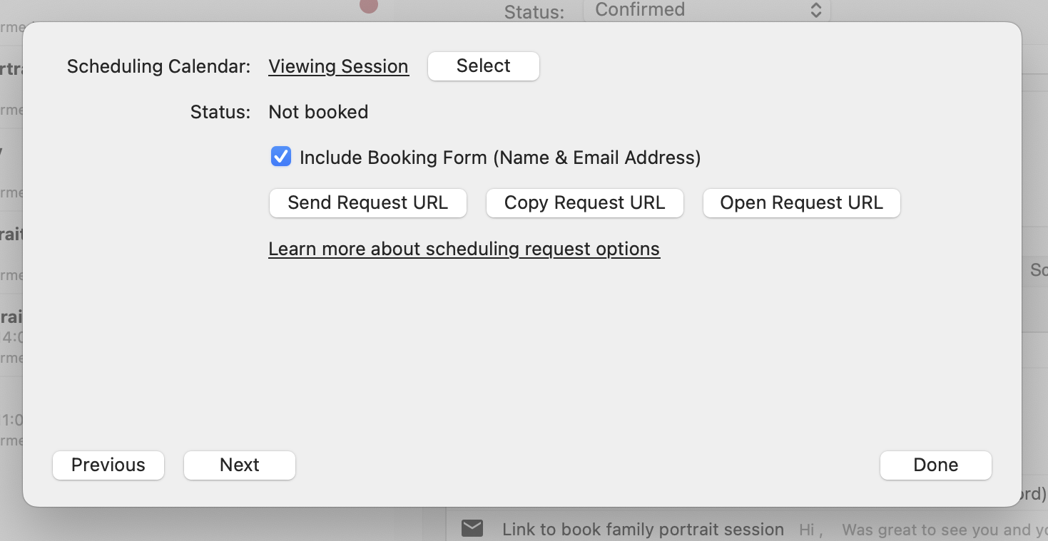 Scheduling Calendars: using Scheduling Requests with existing clients ...