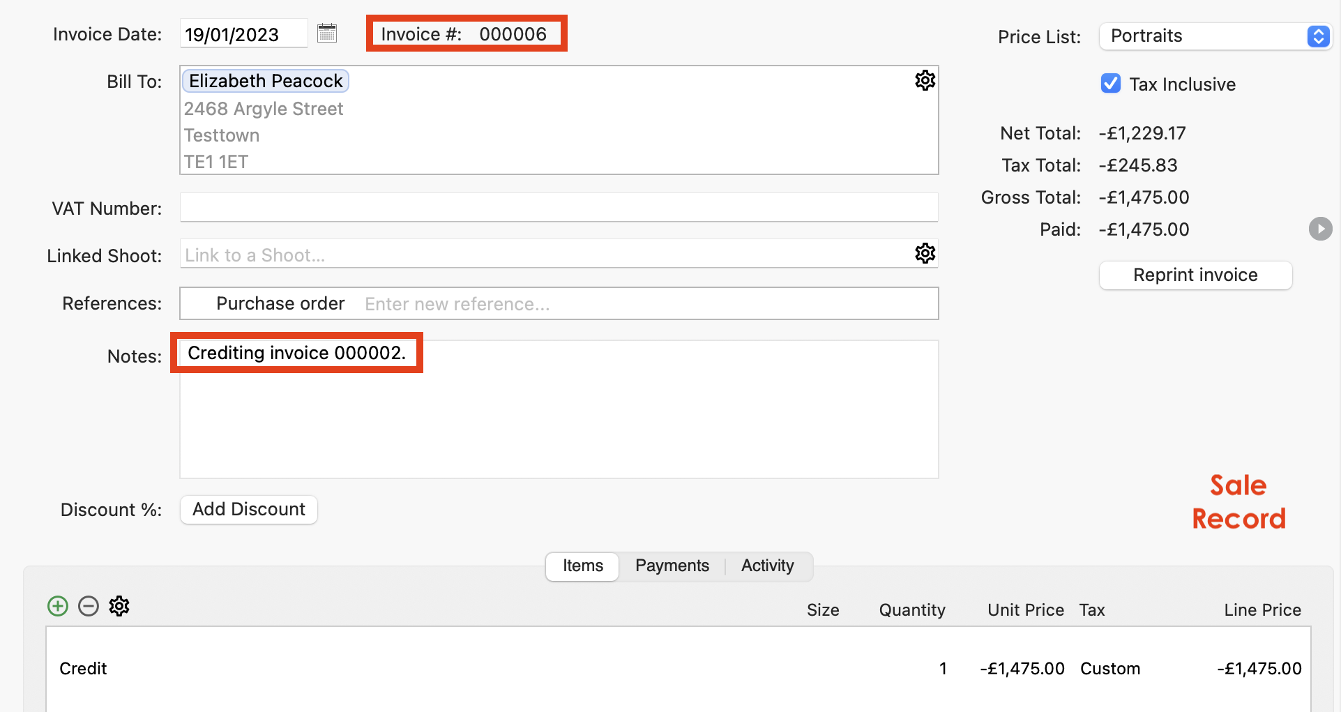Invoices: issuing credit notes and refunds – Light Blue