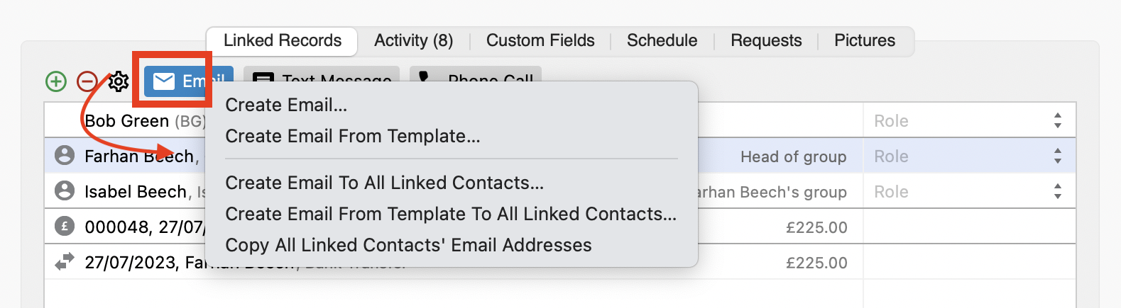 Emails: using Light Blue to send emails – Light Blue