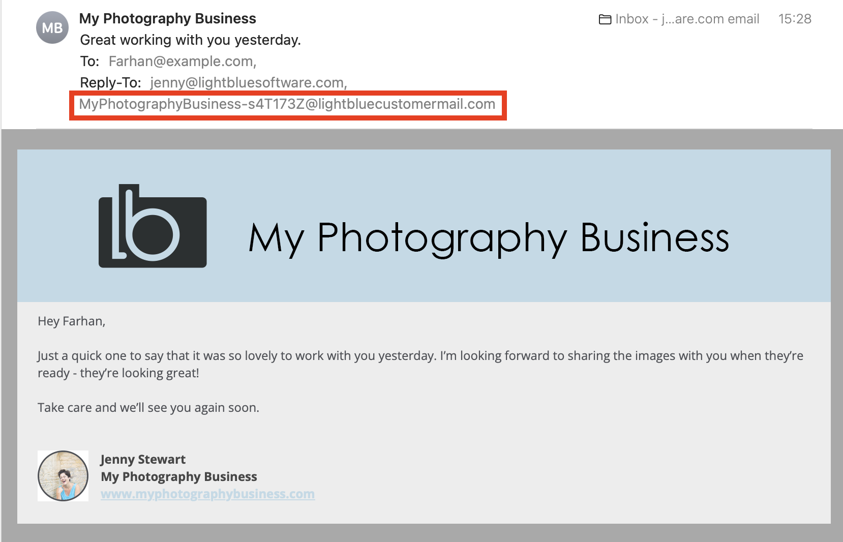 Emails: using Light Blue to send emails – Light Blue