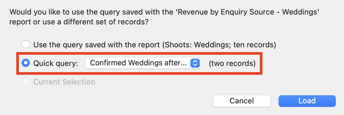 Viewing Custom Reports – Light Blue