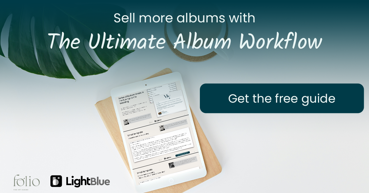 Get the Ultimate Album Workflow guide – Light Blue